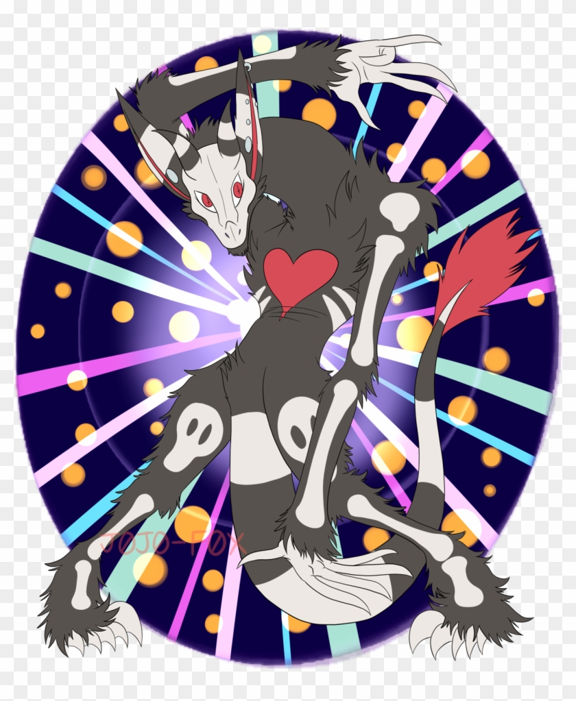 [art Trade] The Rave Deity, Cross Bones By Jojo Monstar - Illustration ...